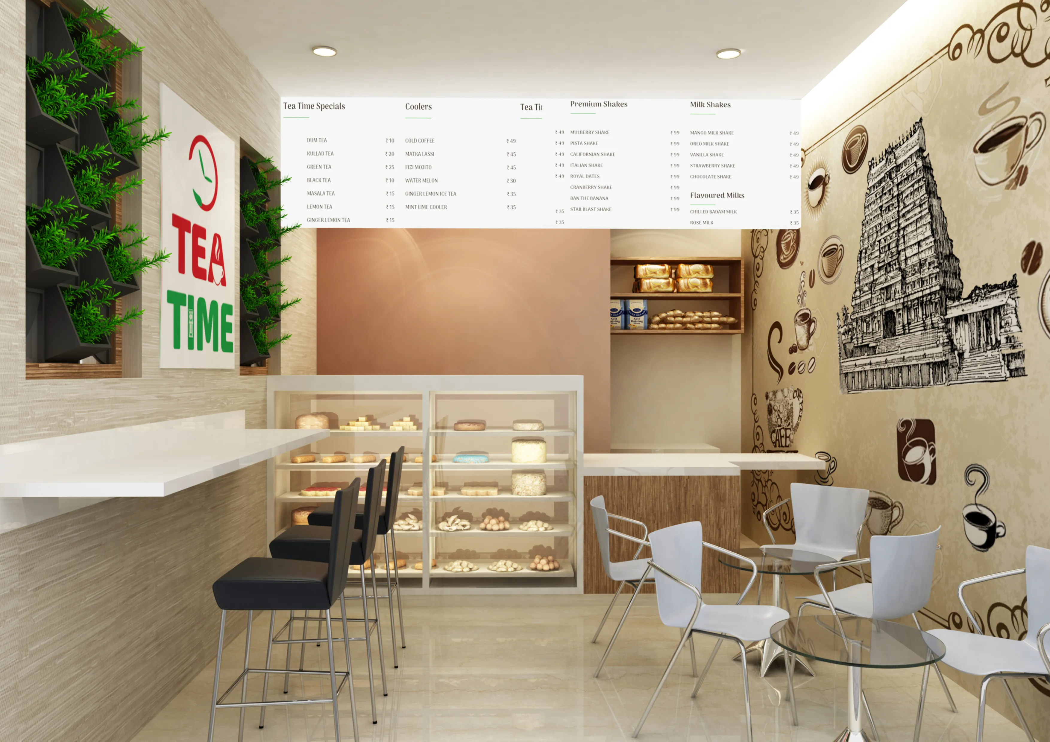 Cafe Interior Designers in Coimbatore, Restaurant Interior Designers ...